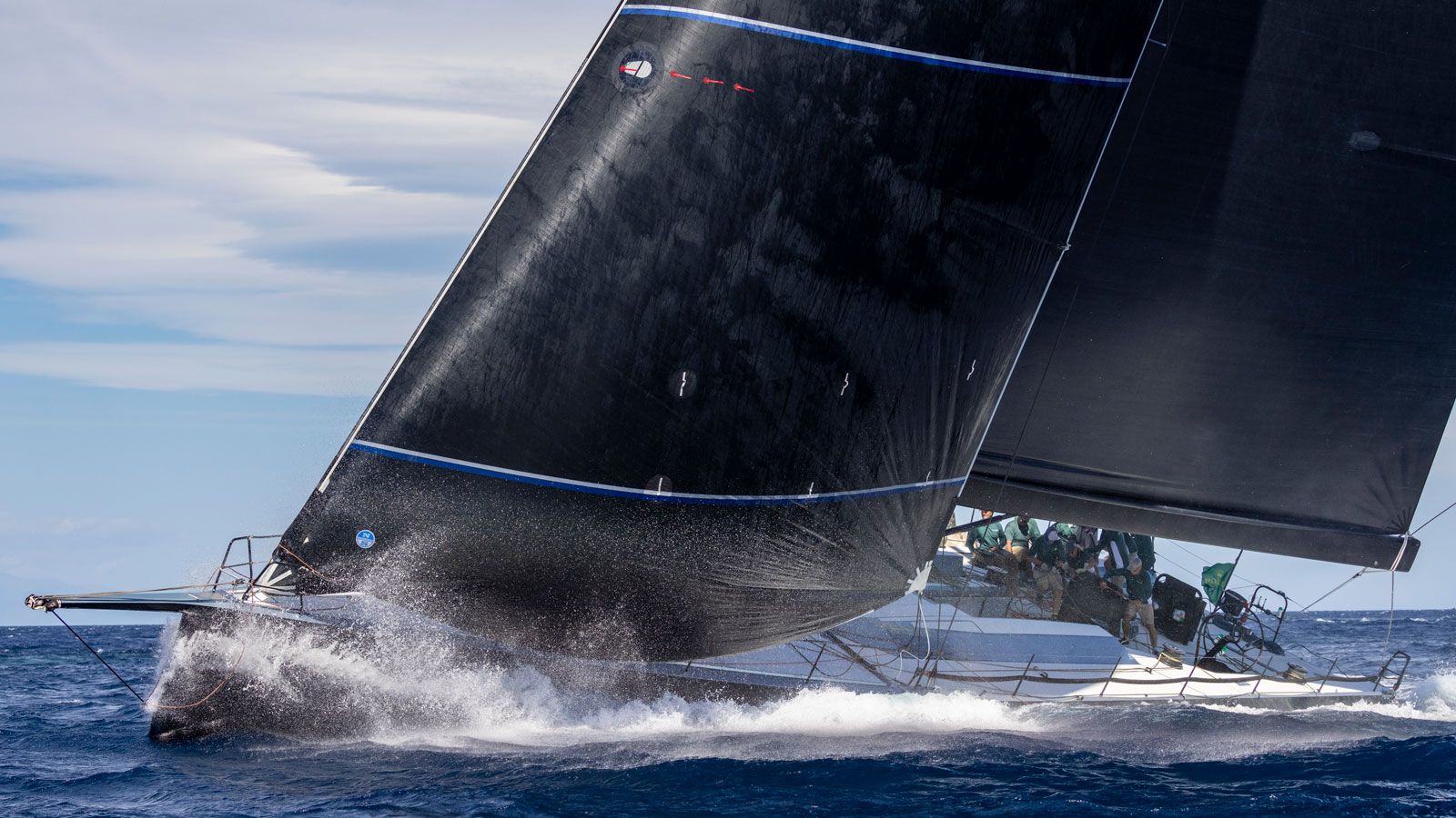 The biggest yachts competing at the Maxi Yacht Rolex Cup